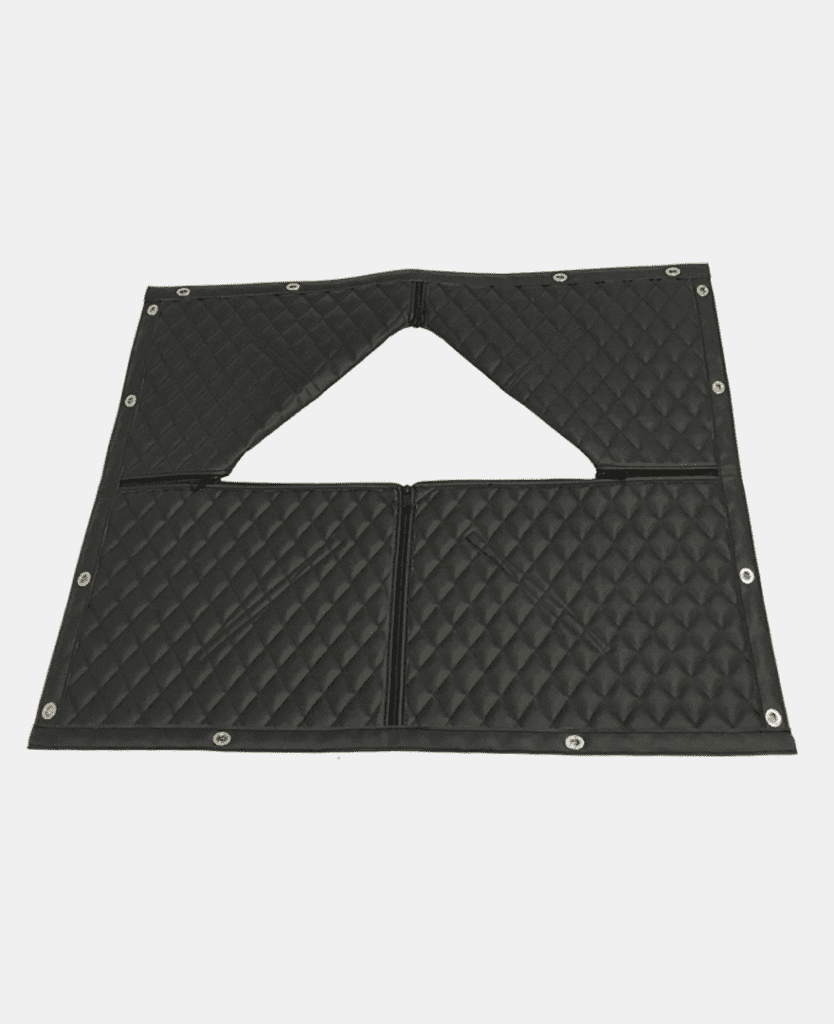 Winter Front: 2-Zip Quilted Style - Outlaw Trucking Supply