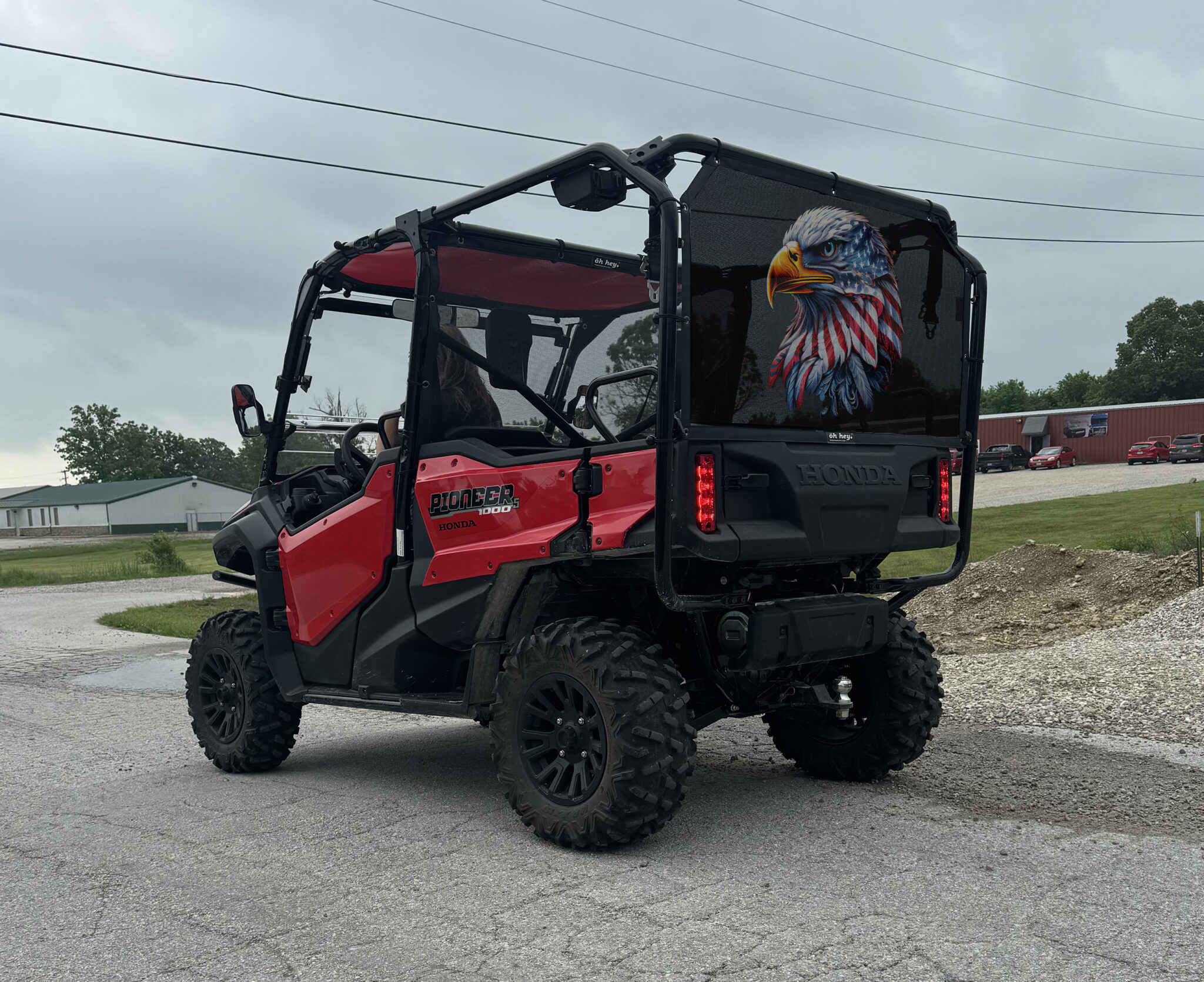 UTV/Side by Side Rear Dust Screen - Outlaw Trucking Supply