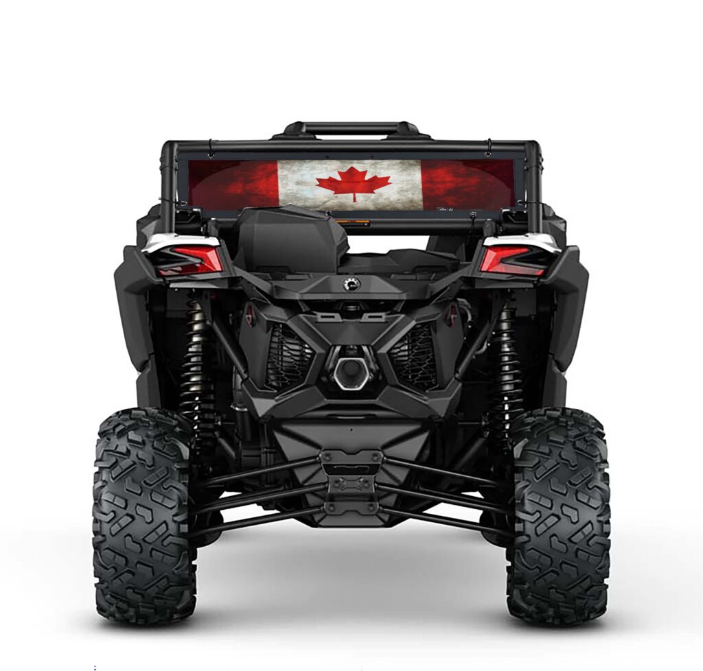 UTV/Side by Side Rear Dust Screen - Outlaw Trucking Supply