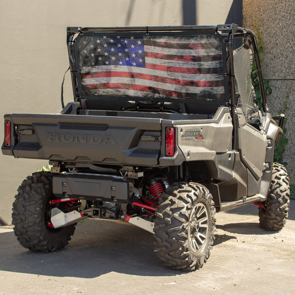 UTV/Side by Side Rear Dust Screen - Outlaw Trucking Supply
