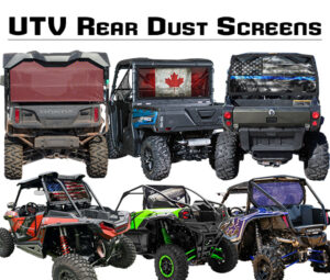 UTV/Side by Side Rear Dust Screen - Outlaw Trucking Supply
