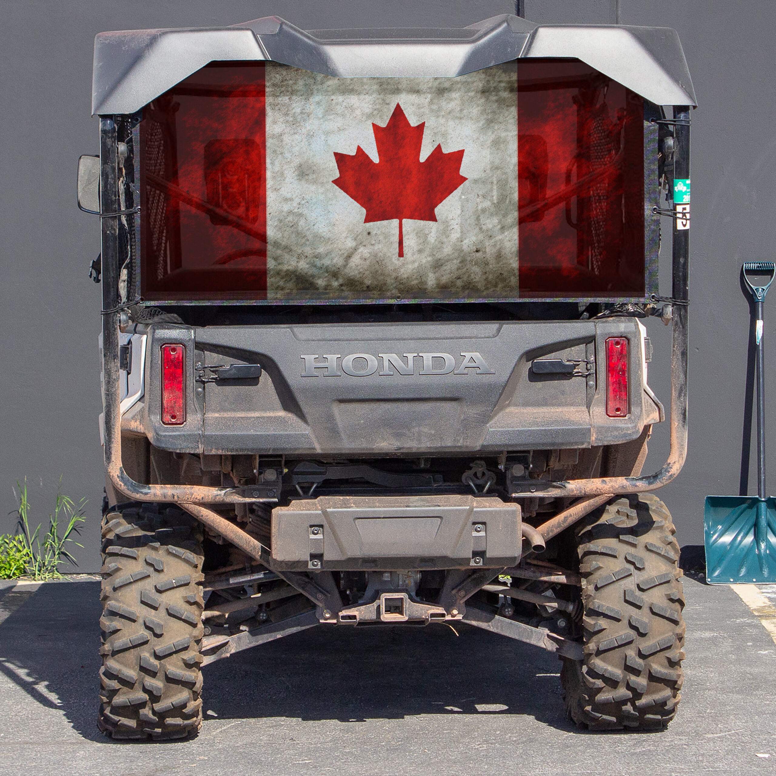UTV-Golf Cart Rear Dust Screen-Old Glory – Outlaw Trucking Supply