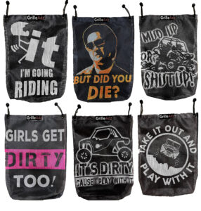 Outdoor Mesh Trash/Trail Bag with Stock Design - Outlaw Trucking Supply