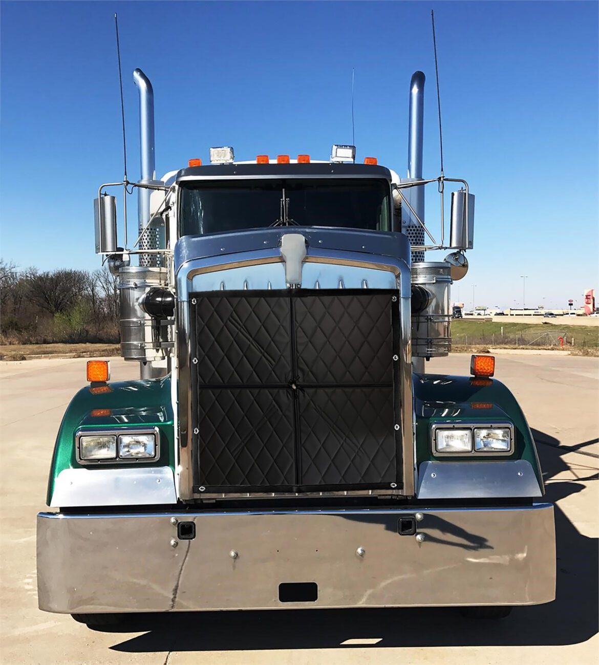 Winter Front: 2-Zip Quilted NO DRILL VERSIONS - Outlaw Trucking Supply
