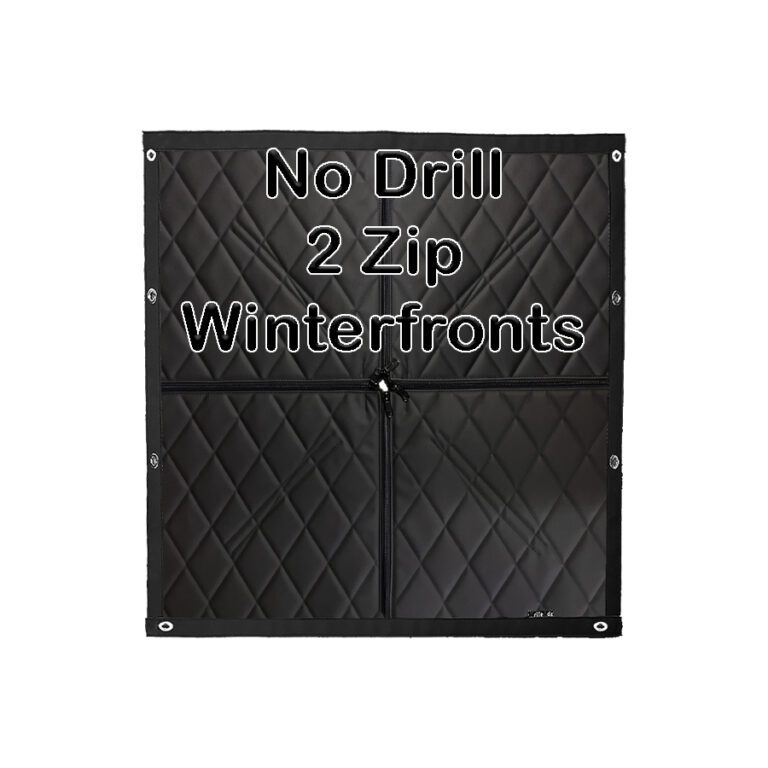 Winter Front: 2-Zip Quilted NO DRILL VERSIONS - Outlaw Trucking Supply
