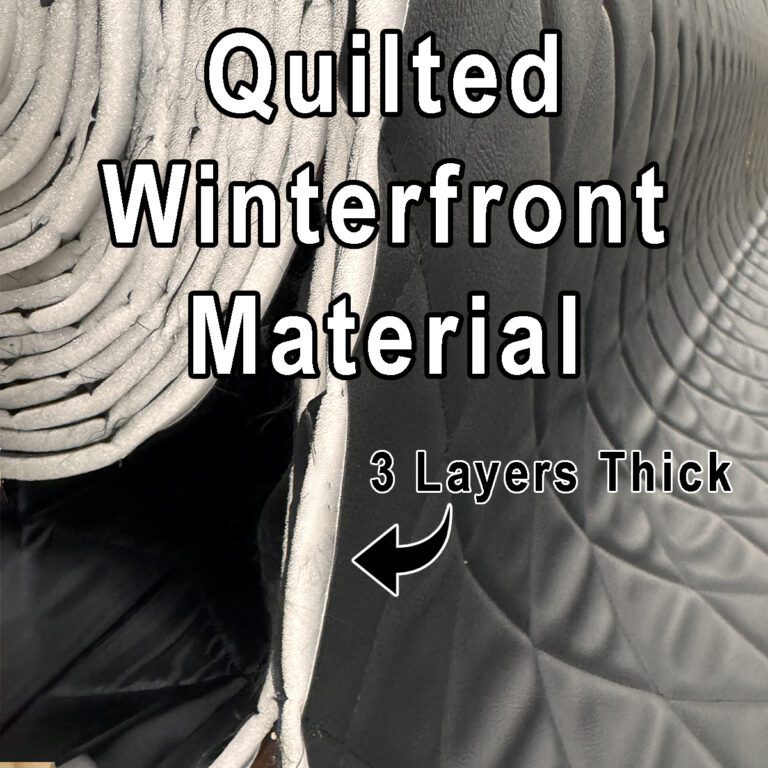 Winter Front: 2-Zip Quilted NO DRILL VERSIONS - Outlaw Trucking Supply