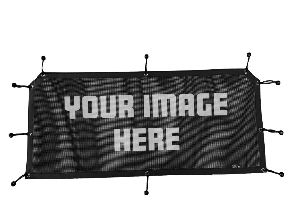 UTV/Side by Side Rear Dust Screen-CUSTOM IMAGE - Outlaw Trucking Supply